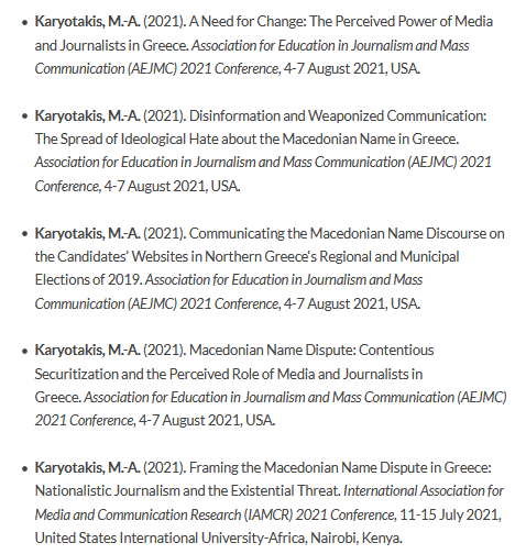 News | Website | Dr. Minos-Athanasios KARYOTAKIS, PhD in Communication/Journalism